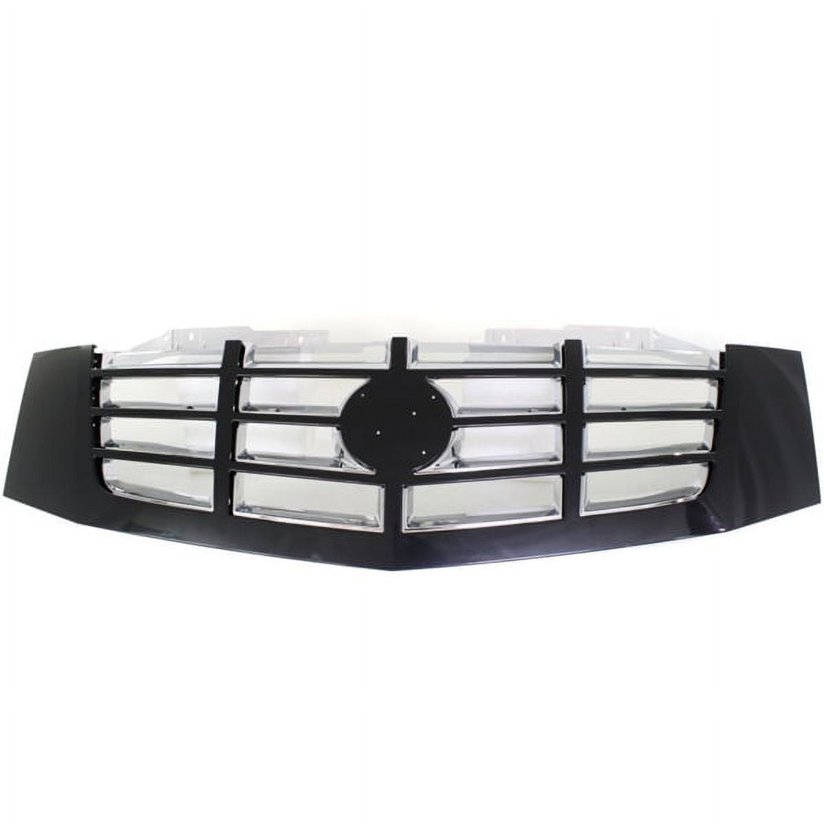 For 07-14 Escalade ESV & EXT Front Grille Assembly Black Shell w/Chrome ...