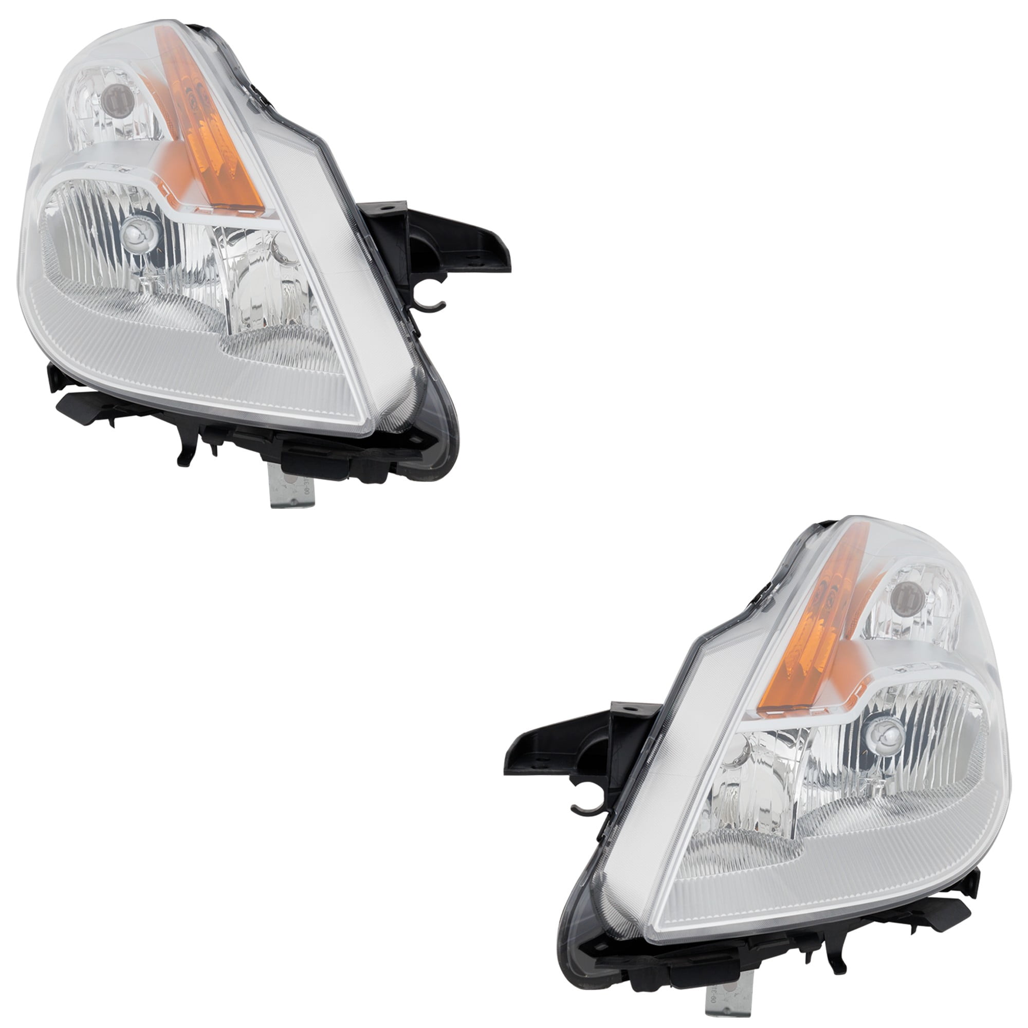 For 08-09 Altima Coupe Halogen Headlight Headlamp Chrome Bezel w/o Bulb ...