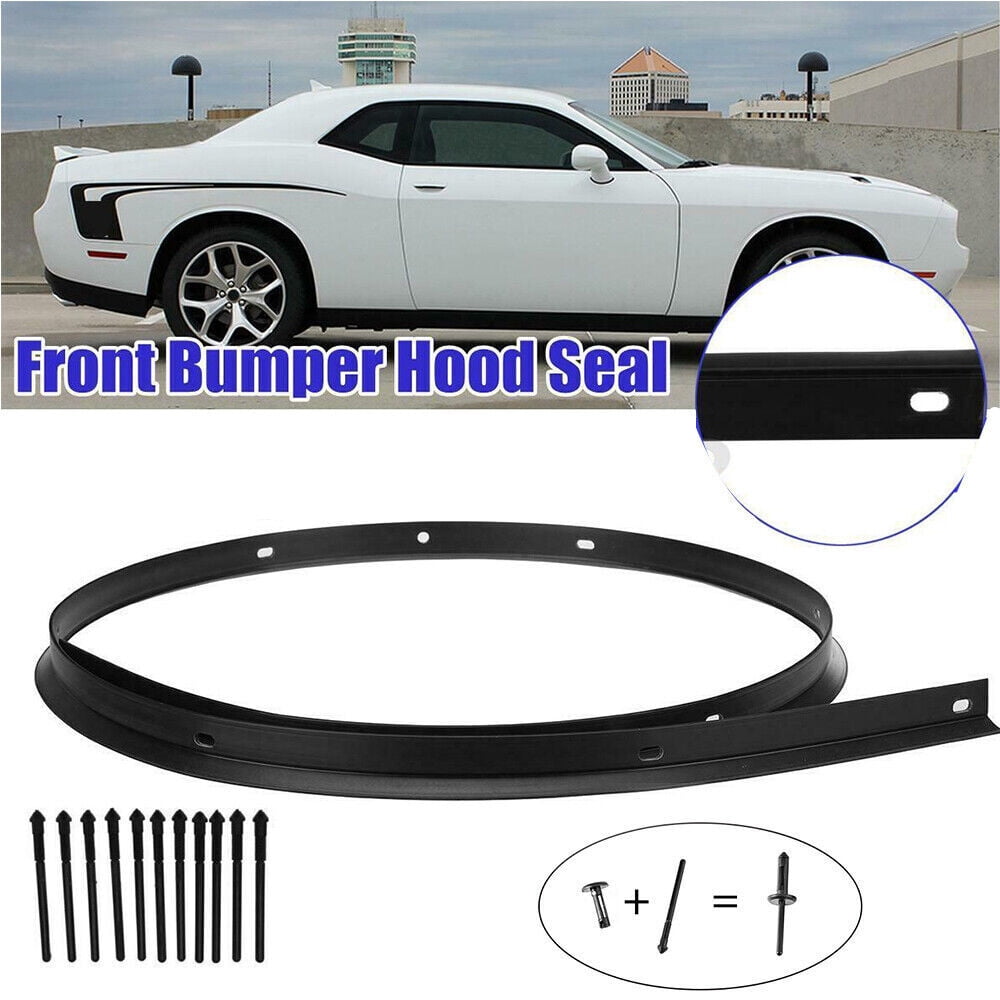 For 08-21 Dodge Challenger Hood to Nose Fascia Bumper Seal & Rivets ...