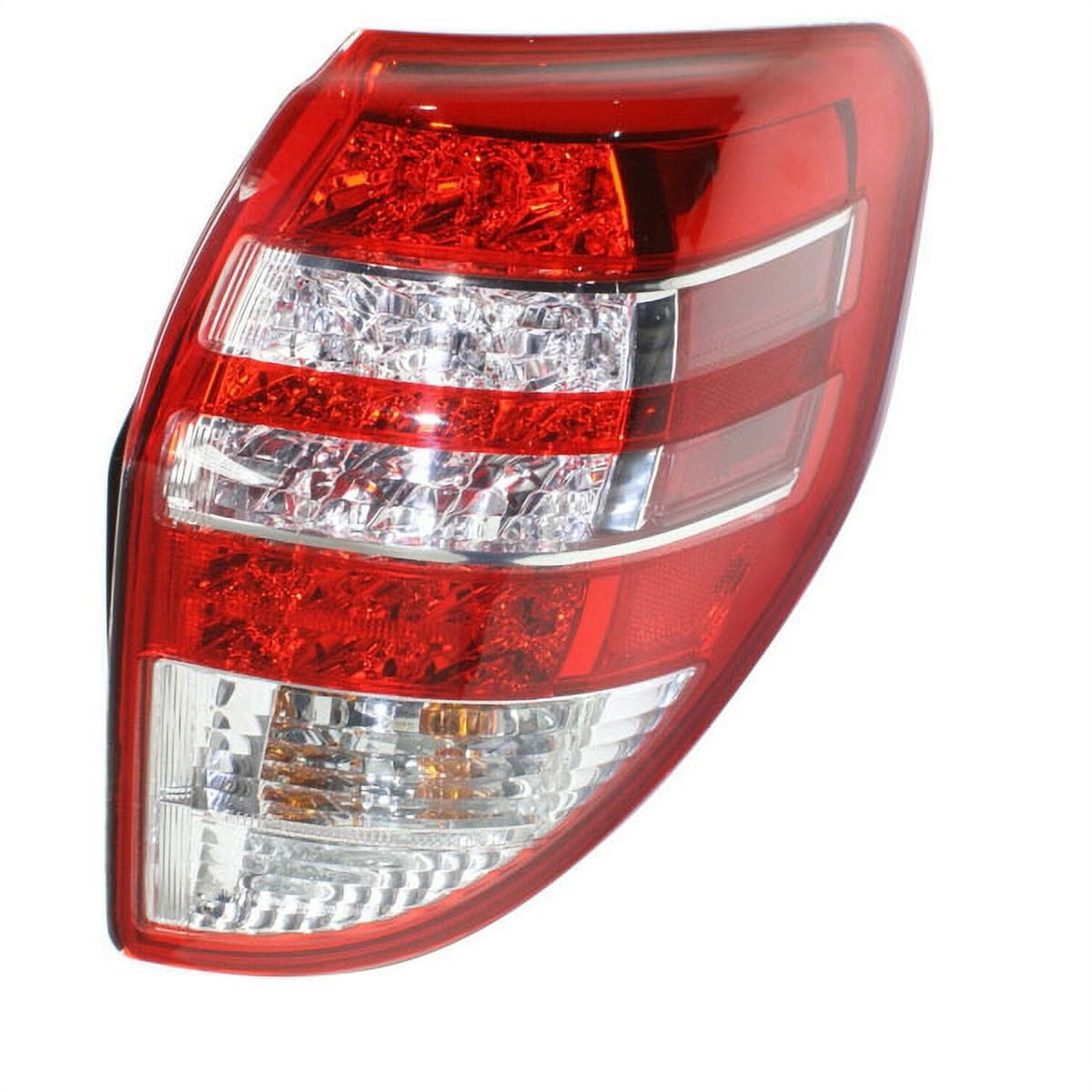 For 2009-2012 RAV4 Rear Right Tail Lights Red & Clear Plastic 81550 ...