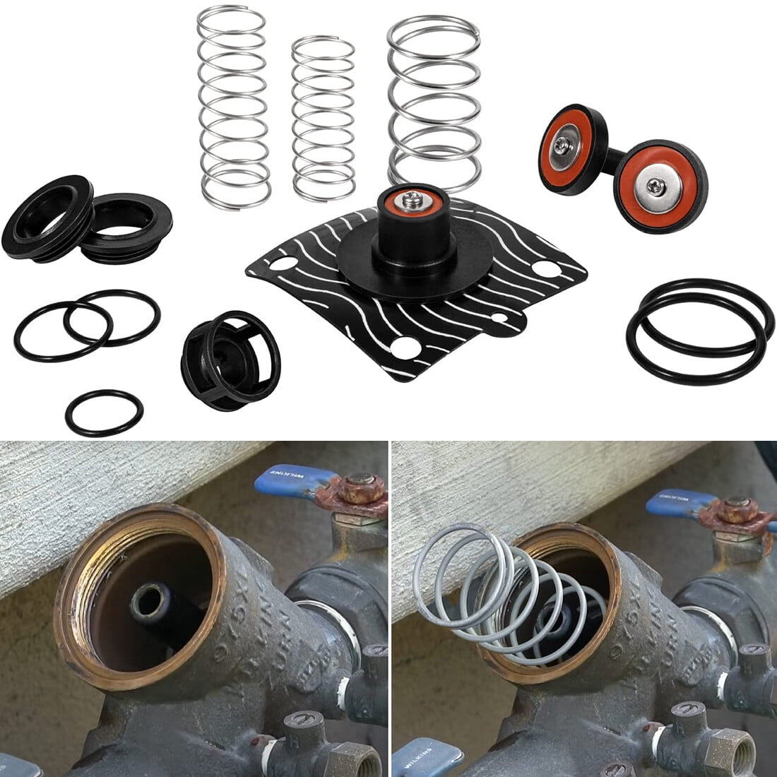 For 1/4"-1/2" Wilkins 975XL 975XL2 Backflow Preventers Valve Complete ...