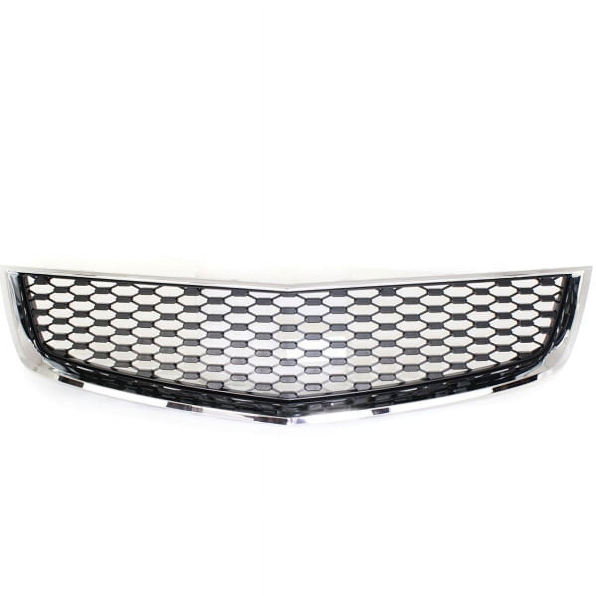 For 10-15 Equinox Front Lower Bumper Grille Assembly Chrome Shell Black ...