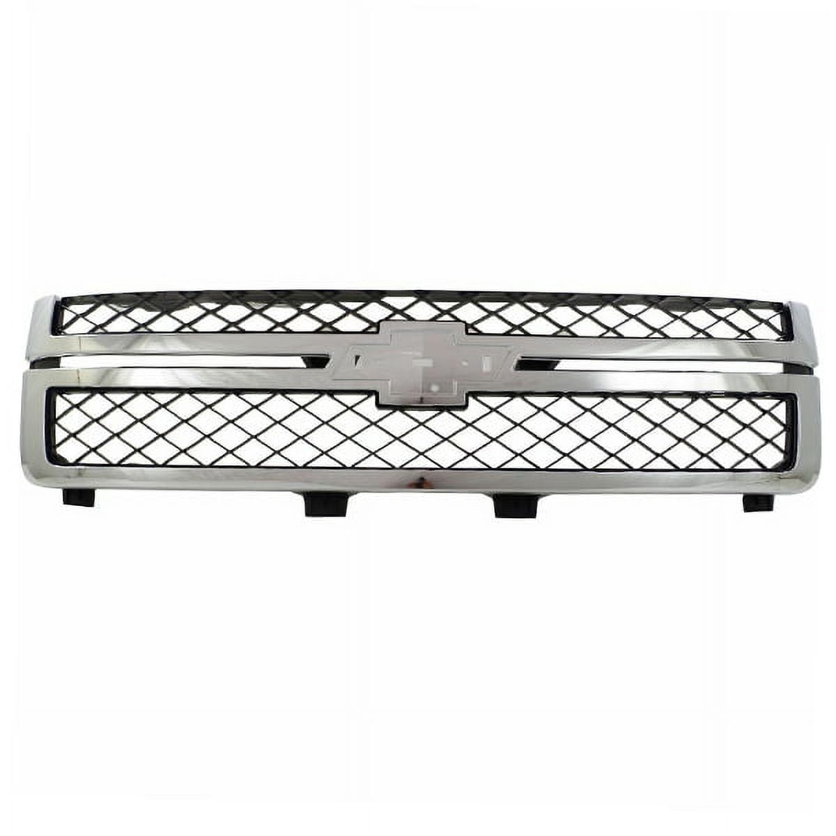 For 11-14 Chevy Silverado 2500HD/3500HD Pickup Truck Front Grille Gray ...