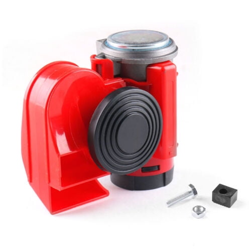 For 12V 115DB Red Air Horn Car Motorcycle Truck Multi-tone Claxon Horns ...