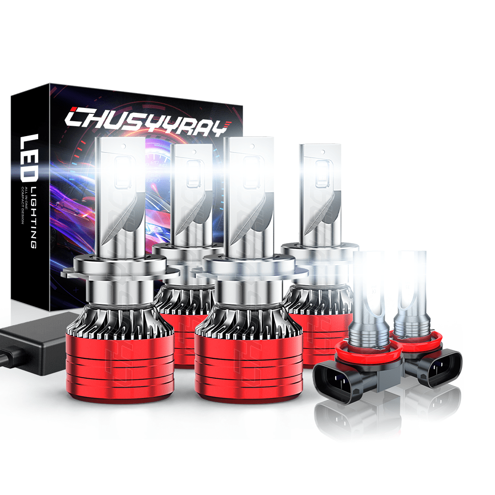 For 13-16 Hyundai Genesis Coupe 6x H7 H7 H11 Combo LED Headlight Fog ...