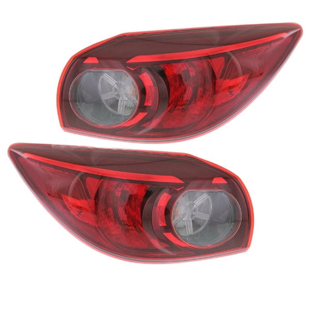 For 14-18 Mazda3 Hatchback Outer Taillight Taillamp Rear Light w/Bulb ...