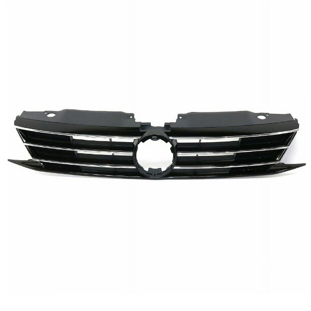 For 15-18 Jetta Front Face Bar Grill Grille Assembly Black w/o ...