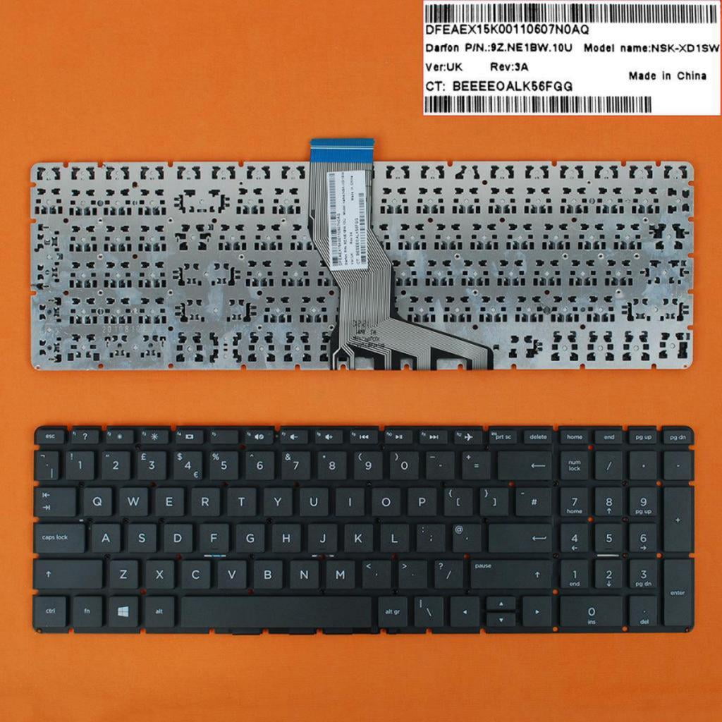 For 15-BS 15- 250 G6 255 Laptop Standard Spanish Layout Keyboard Black ...