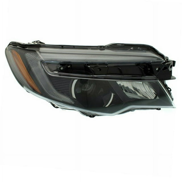 For 16-18 Pilot & 17-20 Ridgeline Halogen w/LED DRL Headlight w/Bulb ...