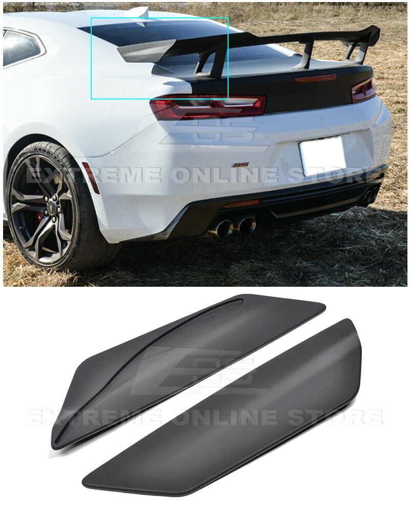 For 16-Present Chevrolet Camaro | ZL1 1LE Style Rear Trunk Spoiler Side ...