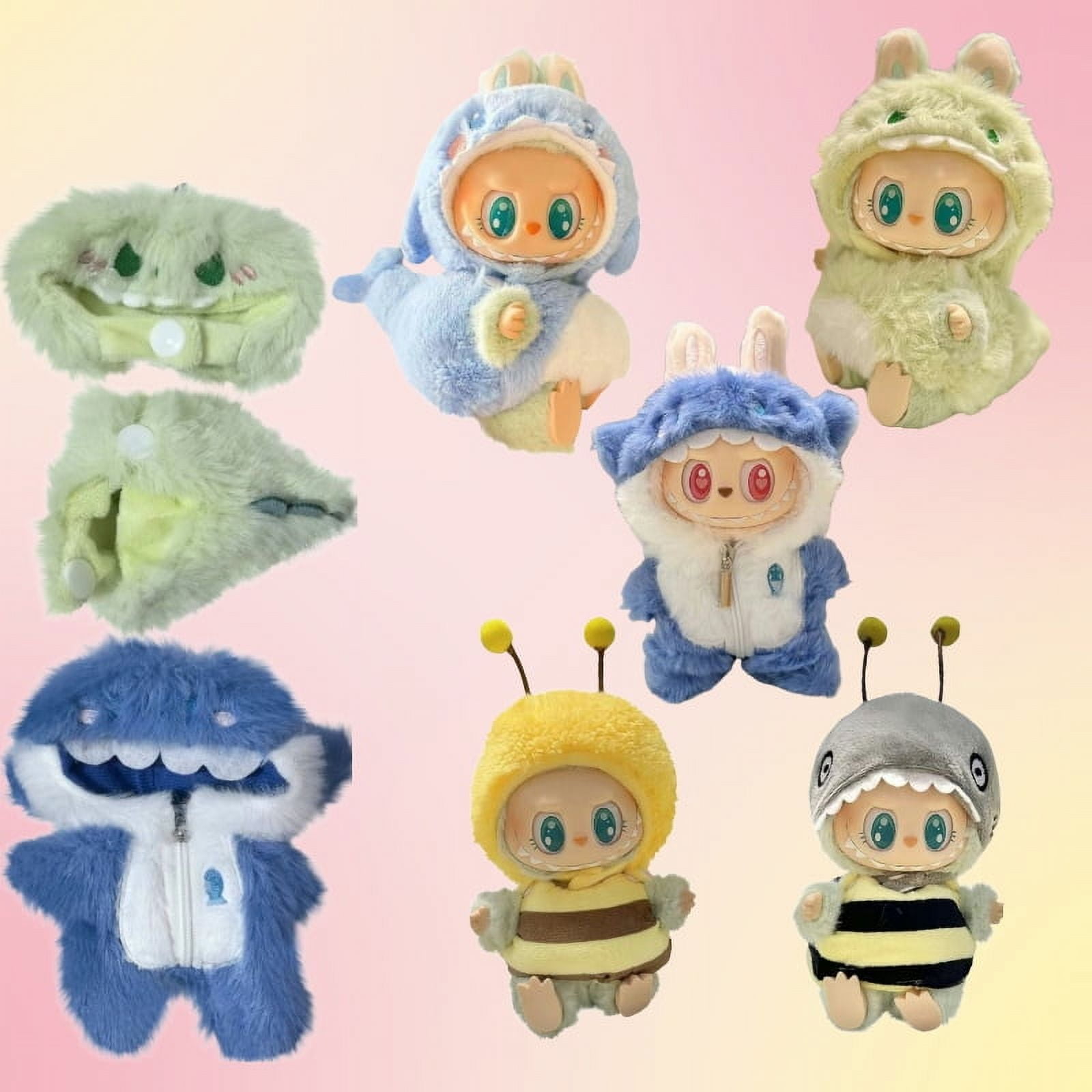 For 17cm Labubu Clothes -,a Basic Set Of Labubu Doll Clothes for Every ...