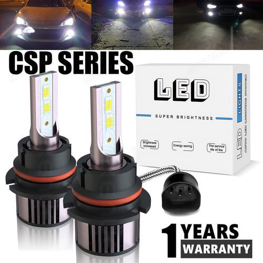 For 1993-2007 Ford Taurus 9007 LED Headlight Hi/Lo Bulbs 6000k ...