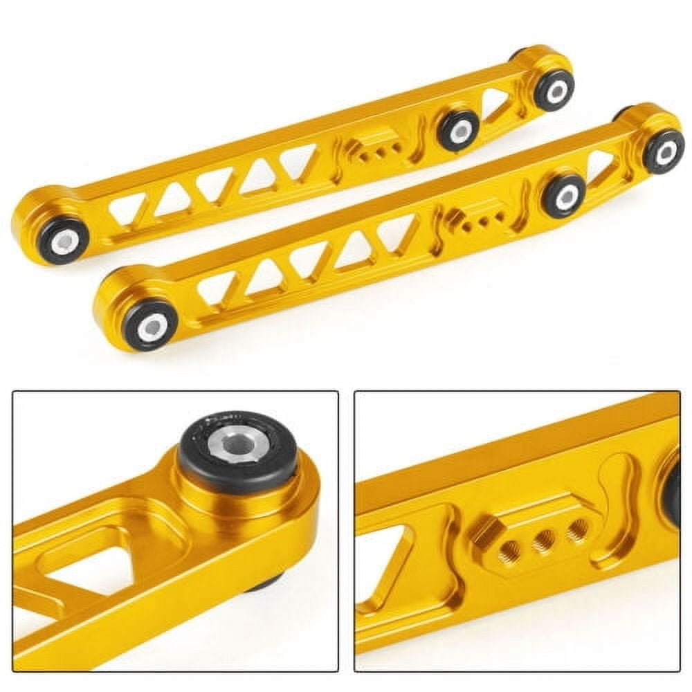 For 1996-2000 Honda Civic EK Gold Aluminum Rear Lower Control Arms - Walmart.com