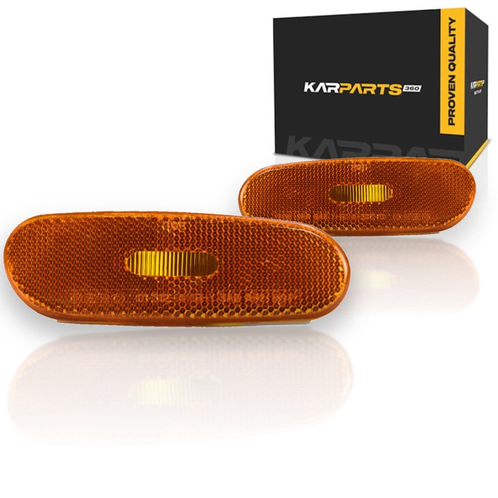 For 1996-2002 Chevy Express 1500 Pair Side Marker Light Lens and ...