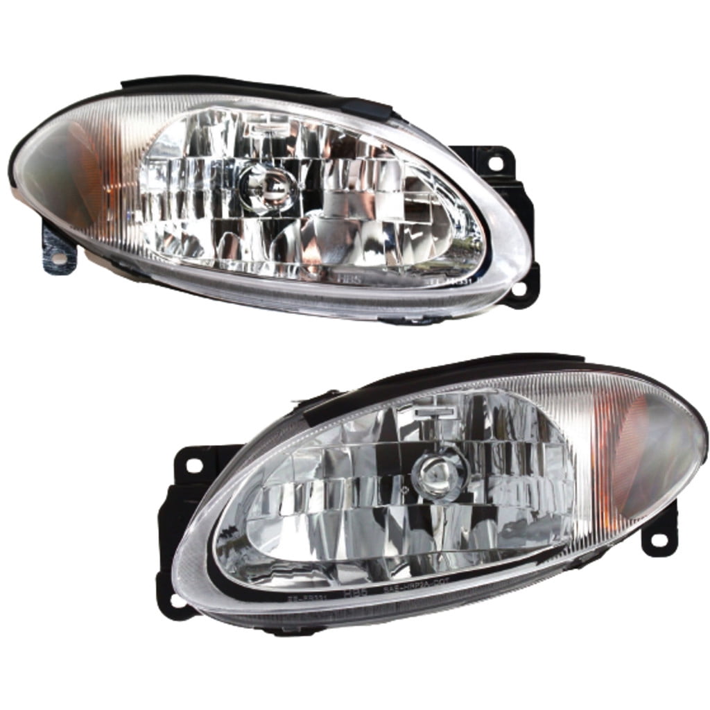 For 1998-2003 Ford Escort Pair Headlights Driver and Passenger Side for ...