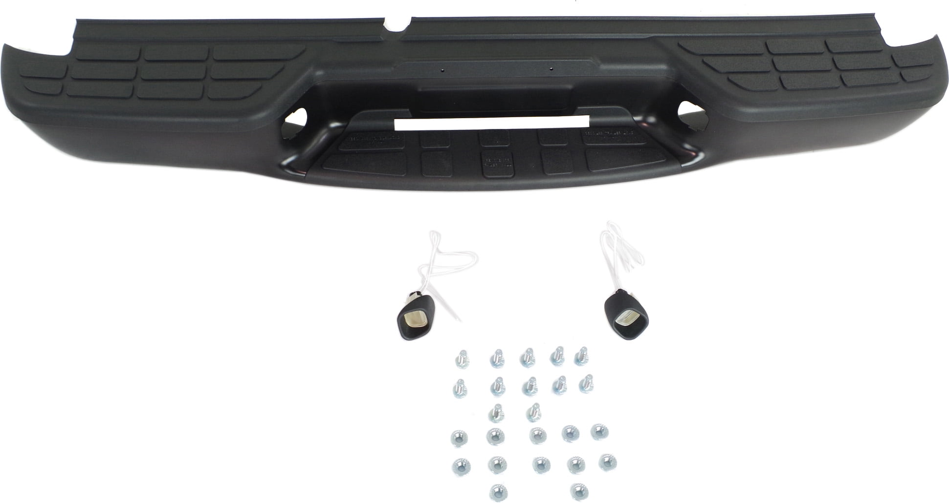 For 1998-2004 S10 Step Bumper Rear Black Steel GM1101103 - Walmart.com