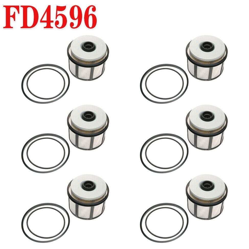 For 1999-2003 Ford FD-4596 Fuel Filter 7.3L PowerStroke Diesel (6 Pack ...
