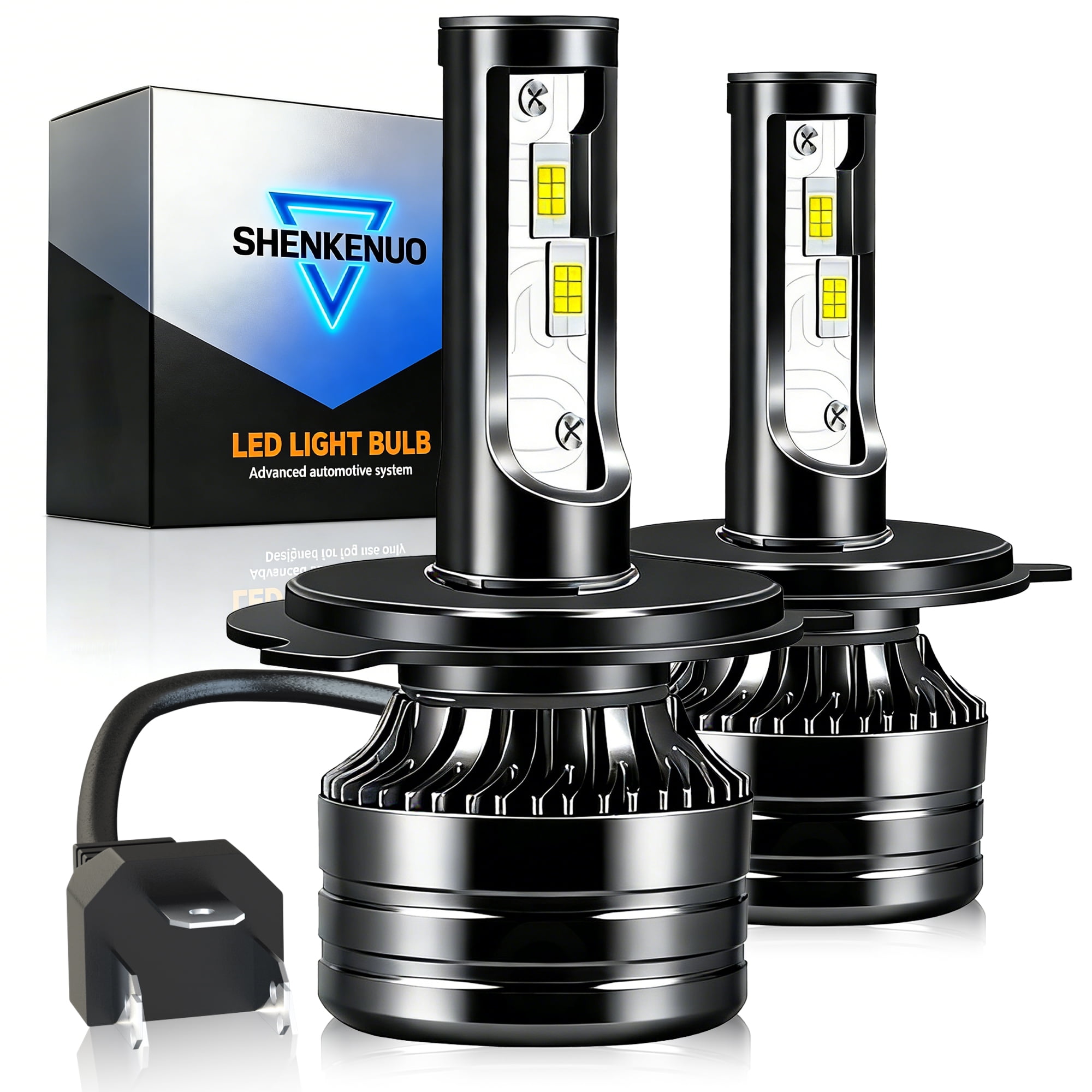 For 1999-2004 Chevy Tracker LED Headlight Bulbs High Low Beam Combo H4 ...