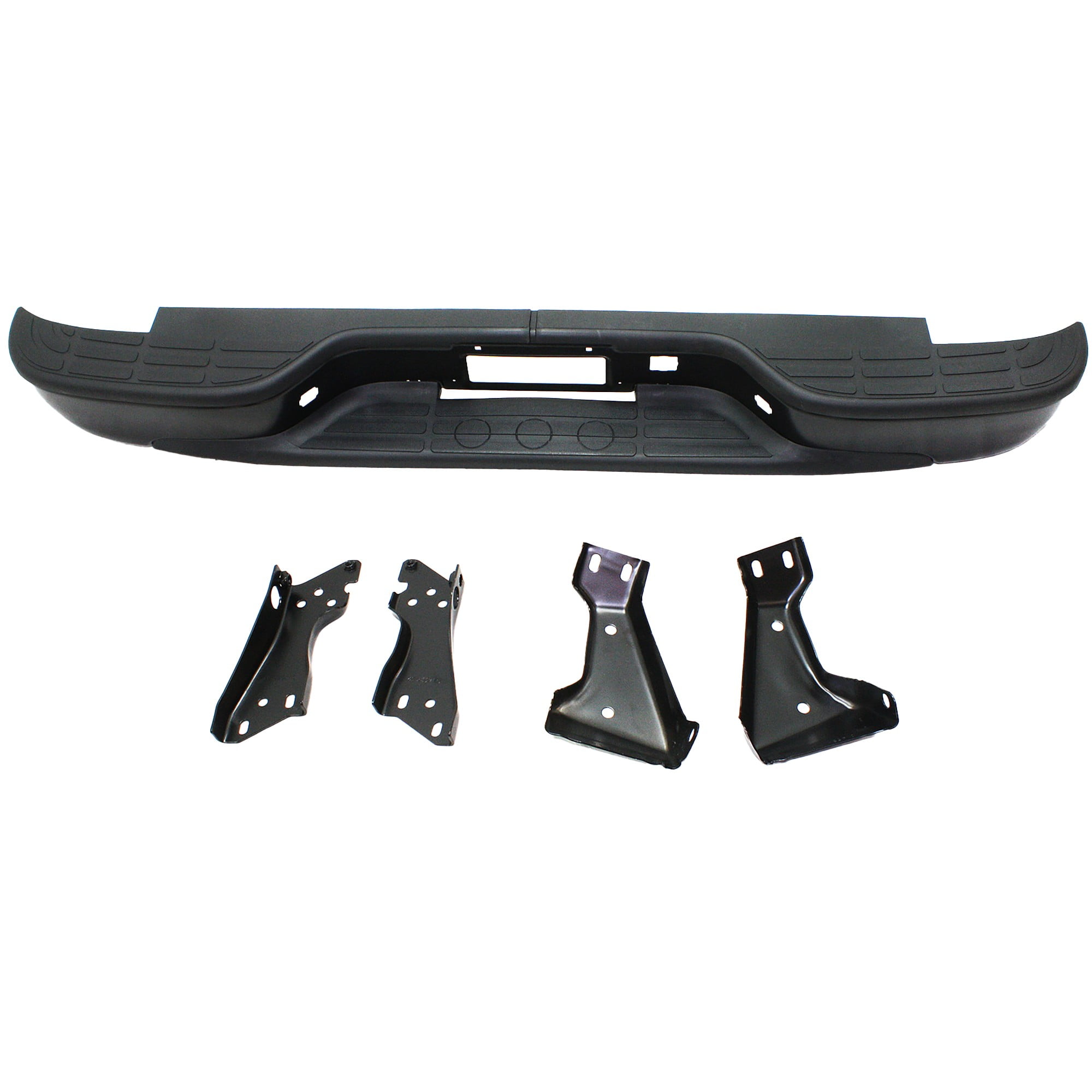 For 1999-2005 Silverado 1500 Step Bumper Rear Black Steel GM1103125 ...