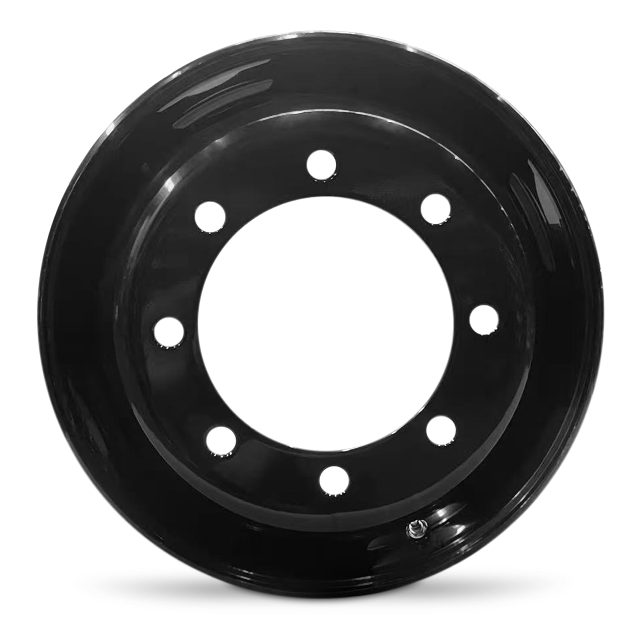 For 1999-2025 Ford F-750 Dually 19.5 Inch Powder-Coated Black Steel Rim ...