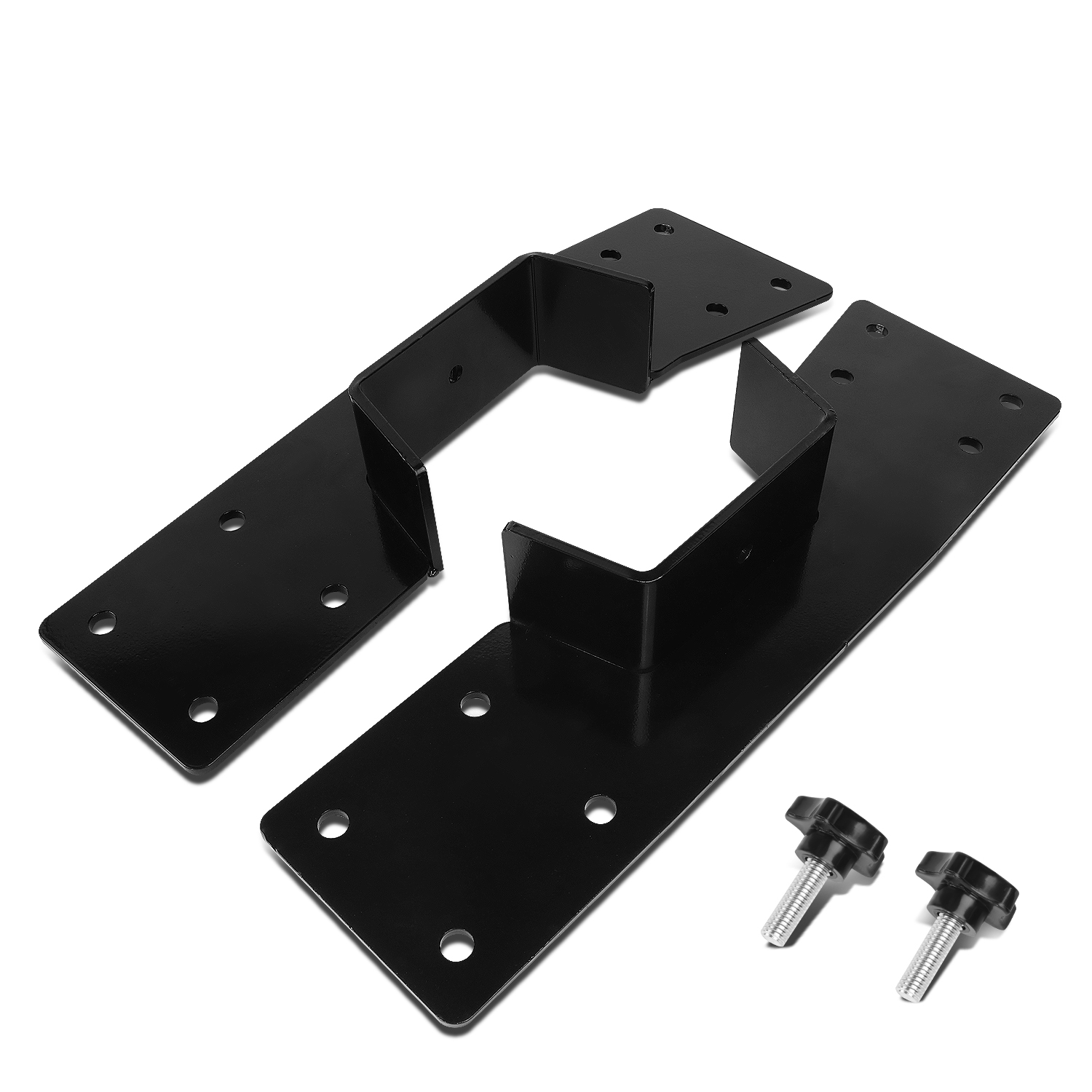 For 1999 to 2007 Silverado Sierra 1500 Pair of Black Stainless Steel ...