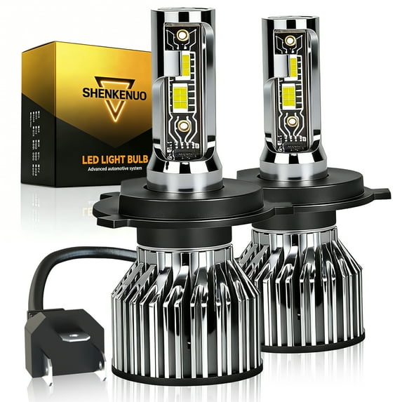 For 2000-2001 Nissan Maxima LED Headlights Bulb Low Beam Combo H4/9003 ...