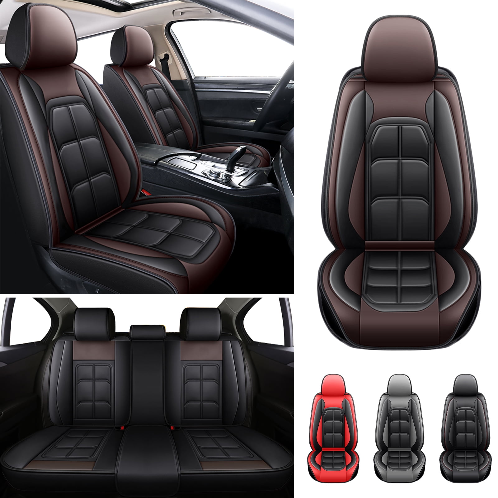For 2000 2024 For Lexus IS200t IS250 IS300 Car Seat Covers 5 Seats Premium Pu Leather Auto Cushion Protector Front Rear Seat Full Set for Lexus ES250 ES300 ES300h ES330 Coffee Walmart