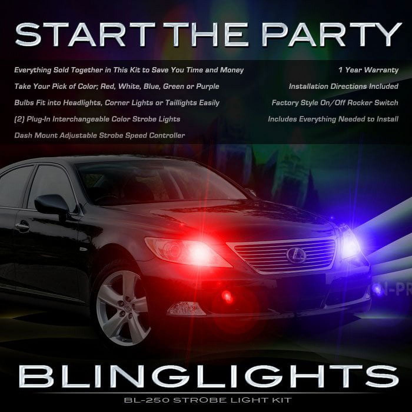 For 2001 2002 2003 2004 2005 2006 Lexus LS430 LS Strobes Headlamps ...