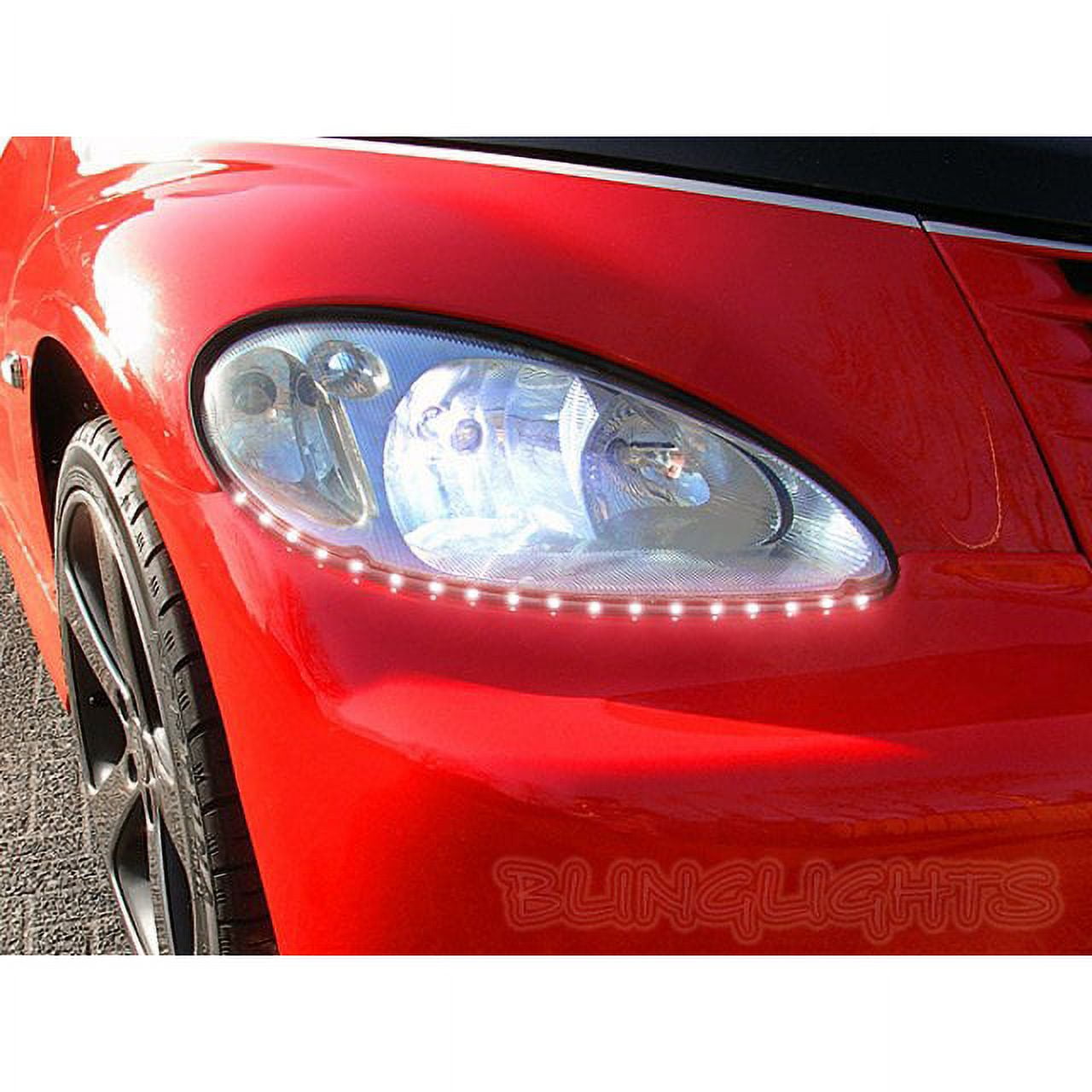 For 2001-2010 Chrysler PT Cruiser LED DRL Lights Strips for Headlamps ...