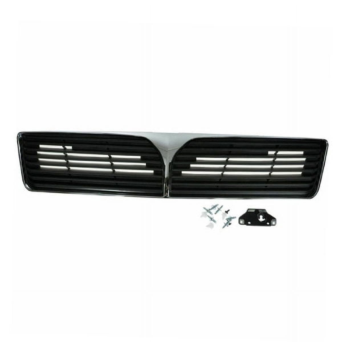 For 2002-2003 Lancer Front Center Grills Chrome Shell, Gray Insert ...