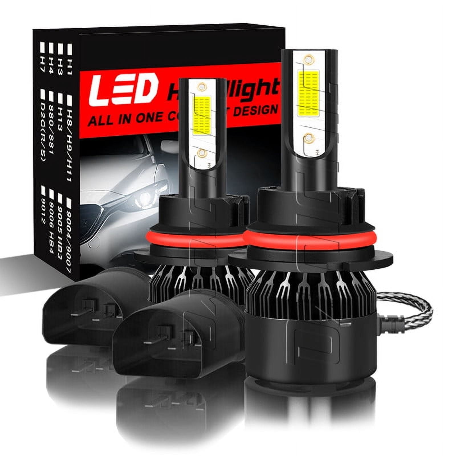 For 2003-2005 Dodge Ram 3500 High and Low Beam 9007 HB5 LED Headlight ...