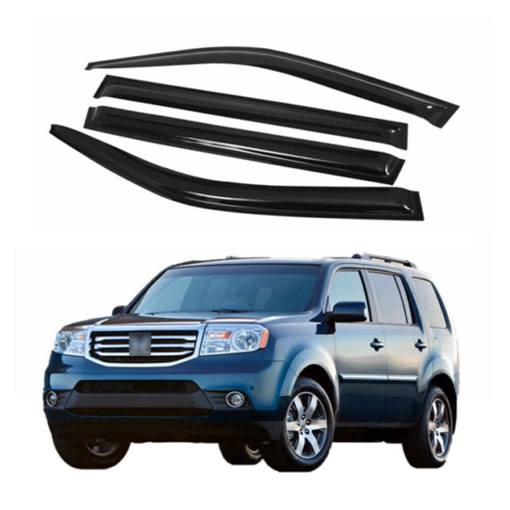 For 2003-2008 Honda Pilot Window Visor Vent Sun Wind Deflector Rain ...