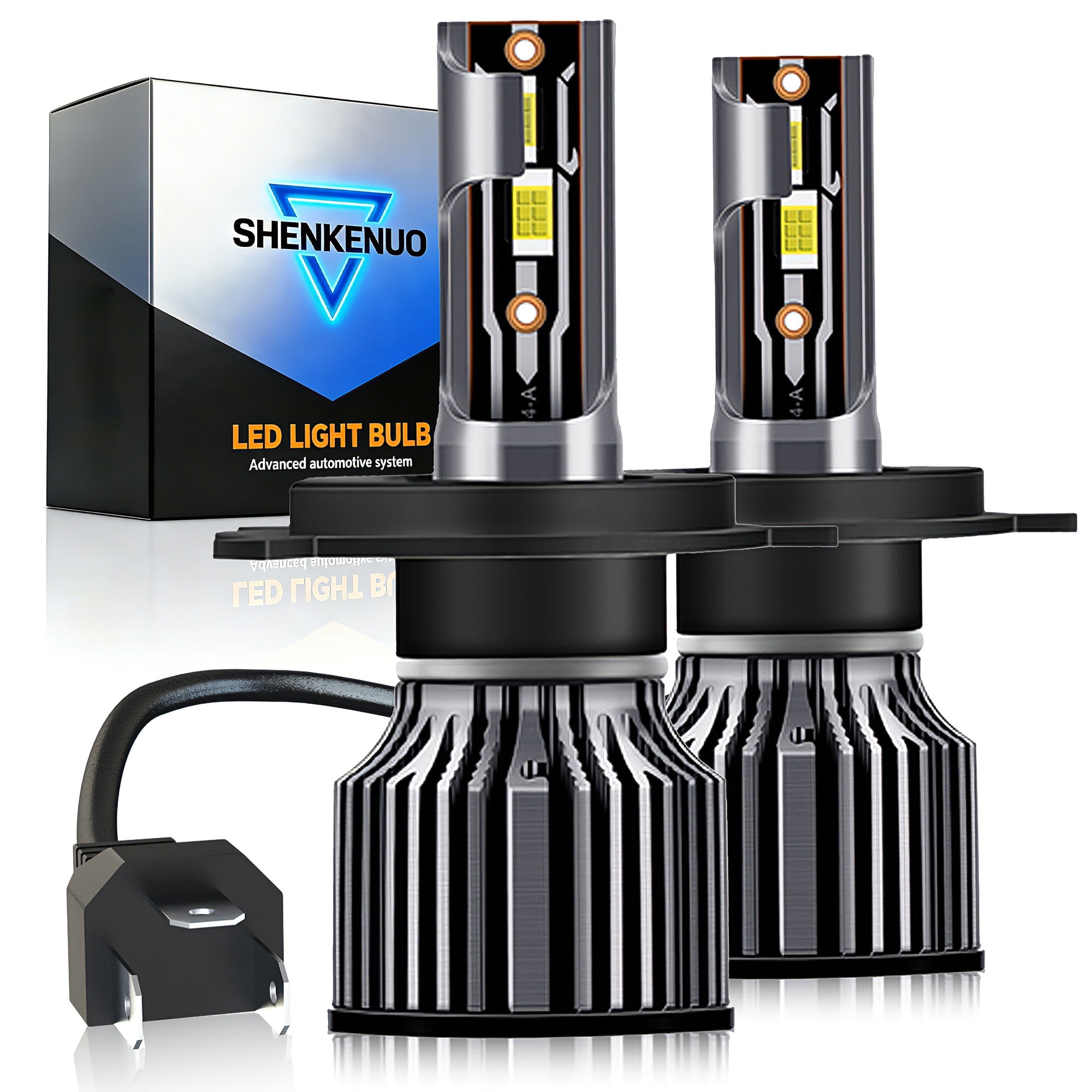 For 2003-2011 Honda Element LED Headlights Bulb High Low Beam Combo H4 ...