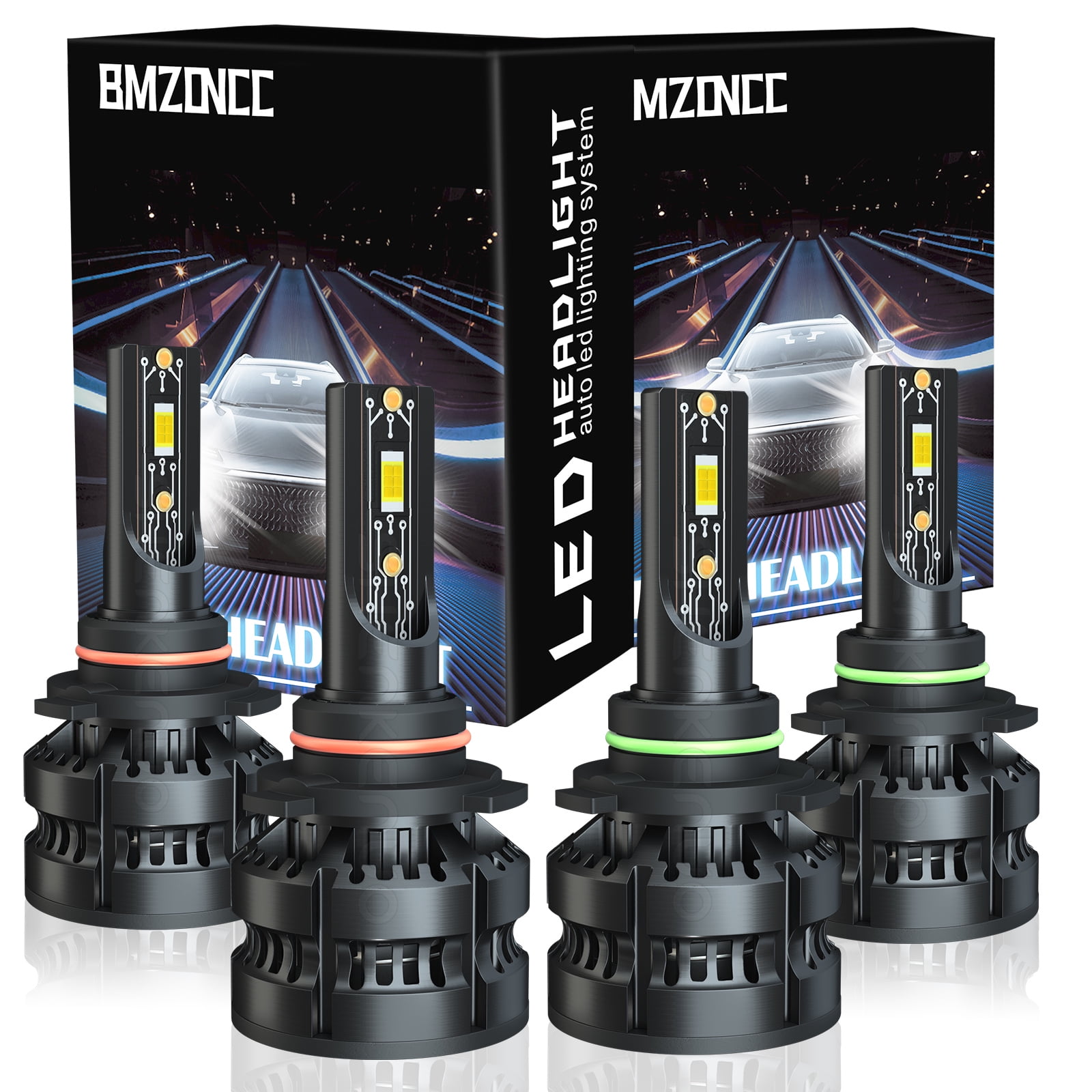 For 2003-2014 Toyota Matrix 4x 6000K LED Headlight High Low Beam Bulbs ...