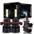 For 2004-2006 Dodge Durango LED Headlight Bulbs 9008/H13 High/Low Beam ...