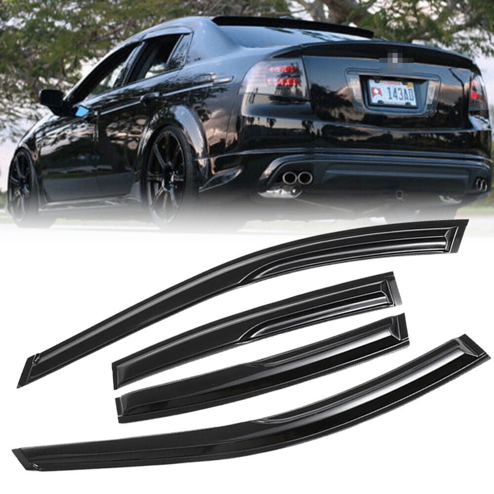 For 2004-2008 Acura TL Sedan Mugen Style Window Visor Vent Rain Guards ...