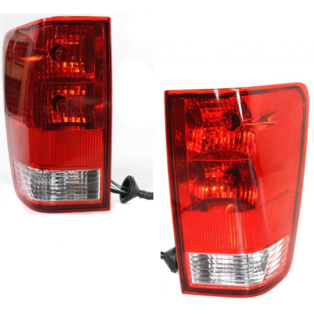 For 2004-2015 Nissan Titan Pair Rear Tail Lights Driver and Passenger ...