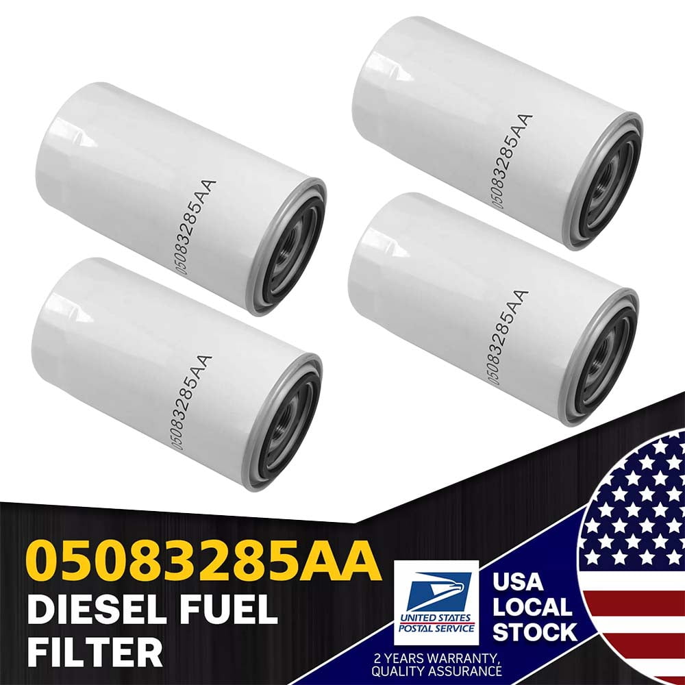 For 2004-2016 Dodge Ram 5.9L 6.7L Cummins Diesel Engine Oil Filter 4PC ...
