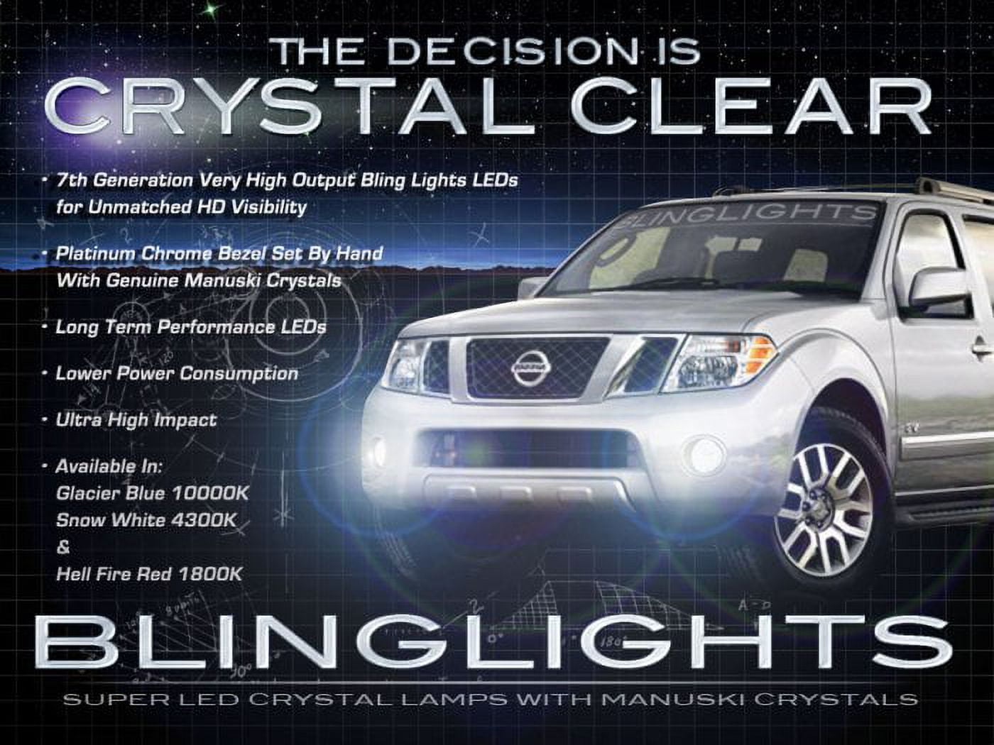 For 2005 2006 2007 2008 2009 2010 2011 Nissan Pathfinder LED Fog Lamps ...