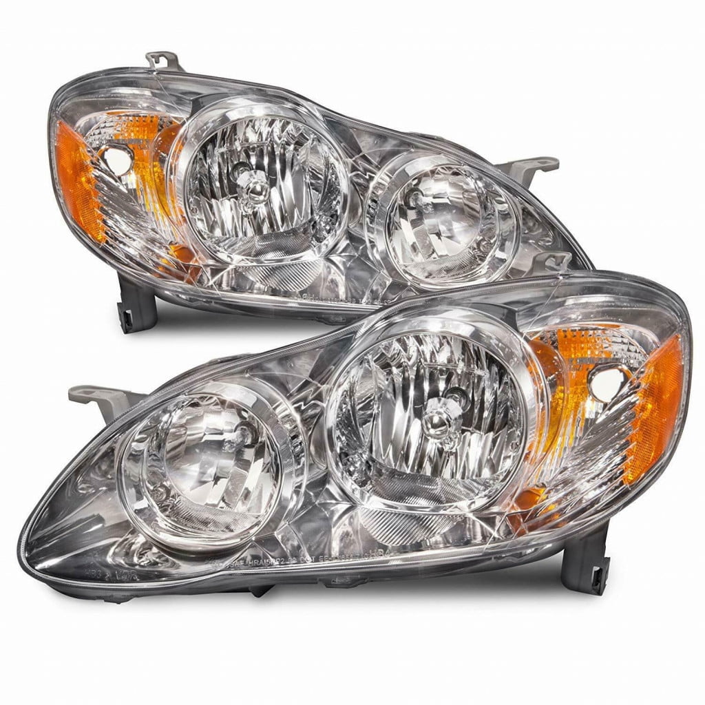For 2005 2006 2007 2008 Toyota Corolla Pair Headlights Driver and ...