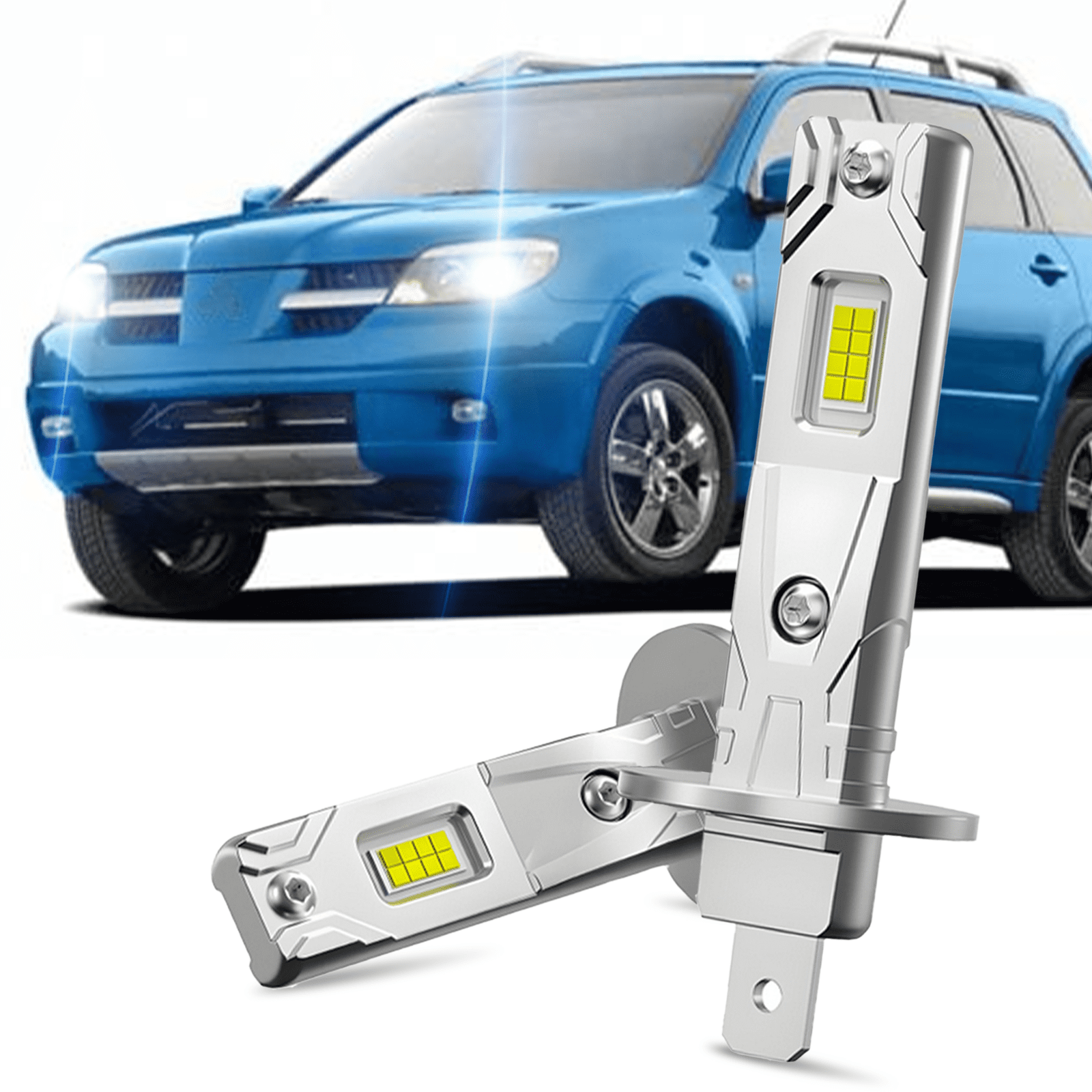 For 2005-2006 Mitsubishi Outlander LED Headlight Bulb H1 Low Beam ...
