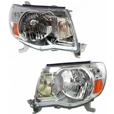 ANZO 2012-2015 Toyota Tacoma Crystal Headlights Black - Walmart.com