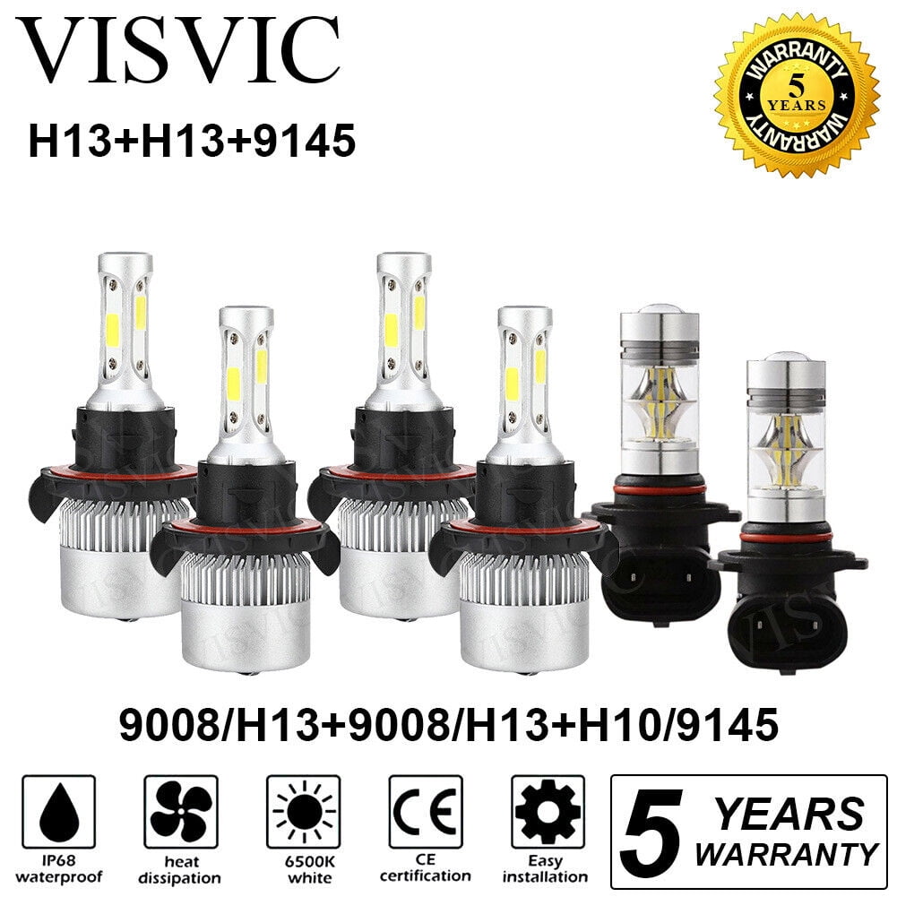 For 2005-2019 Ford F250 F350 F450 Super Duty LED Headlights Fog Light ...