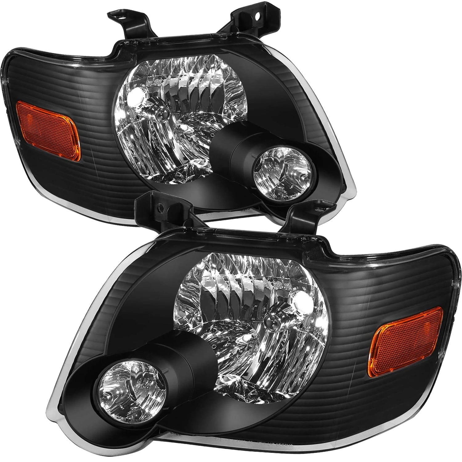 For 2006 2007 2008 2009 2010 Ford Explorer Headlights Headlamps Pair ...