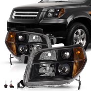 ANZO 1998-2002 Honda Accord Crystal Headlights Black - Walmart.com