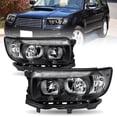 For 2006 2007 2008 Subaru Forester FACTORY Headlights Assembly Headlamp ...