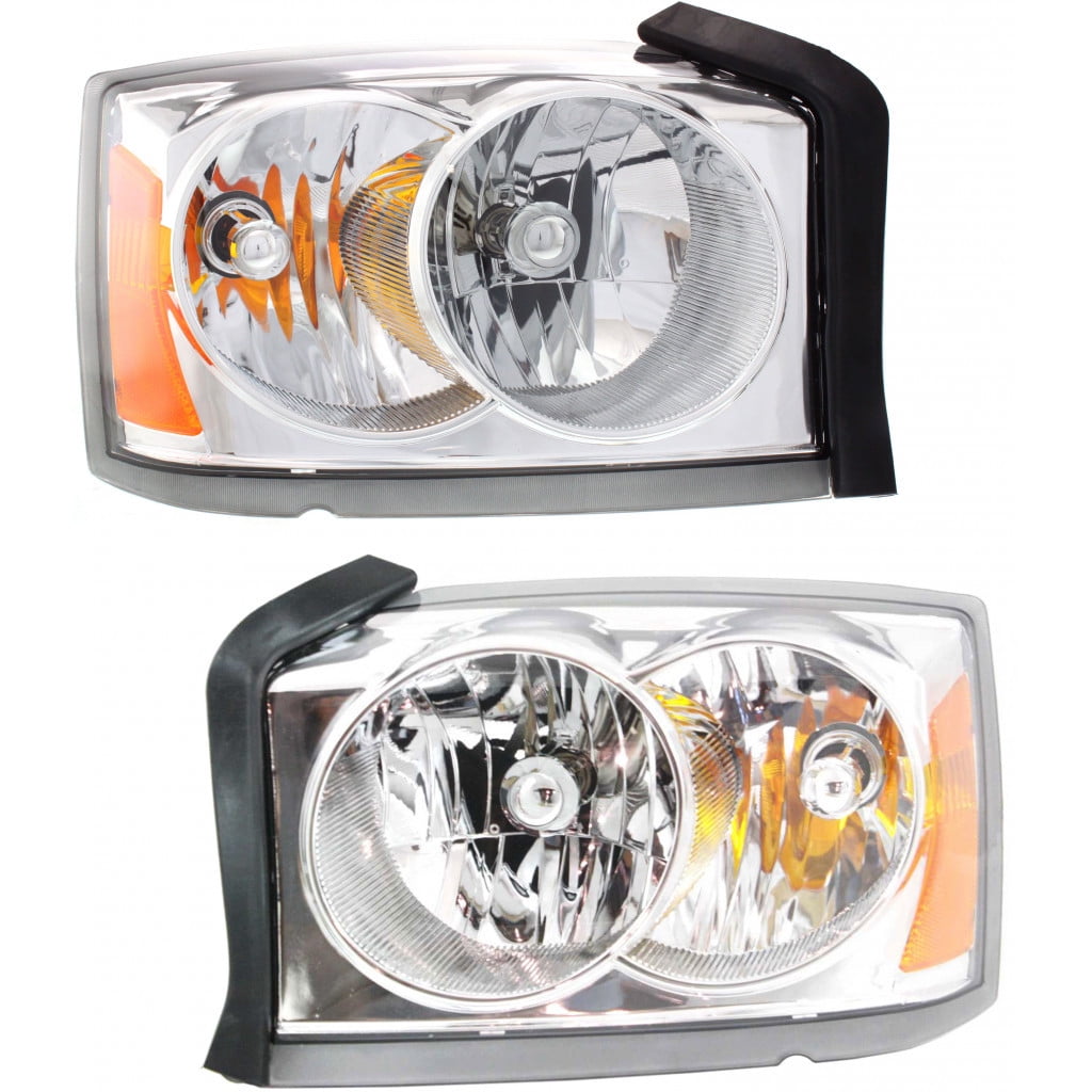 For 2006-2007 Dodge Dakota Headlight Driver and Passenger Side DOT ...