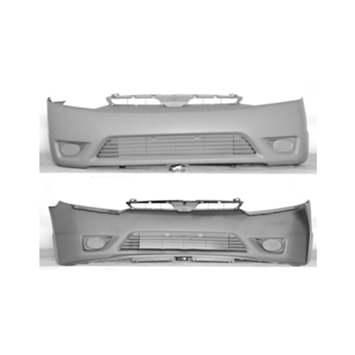 For 2006-2008 Honda Civic Front Bumper Cover HO1000237 - Walmart.com