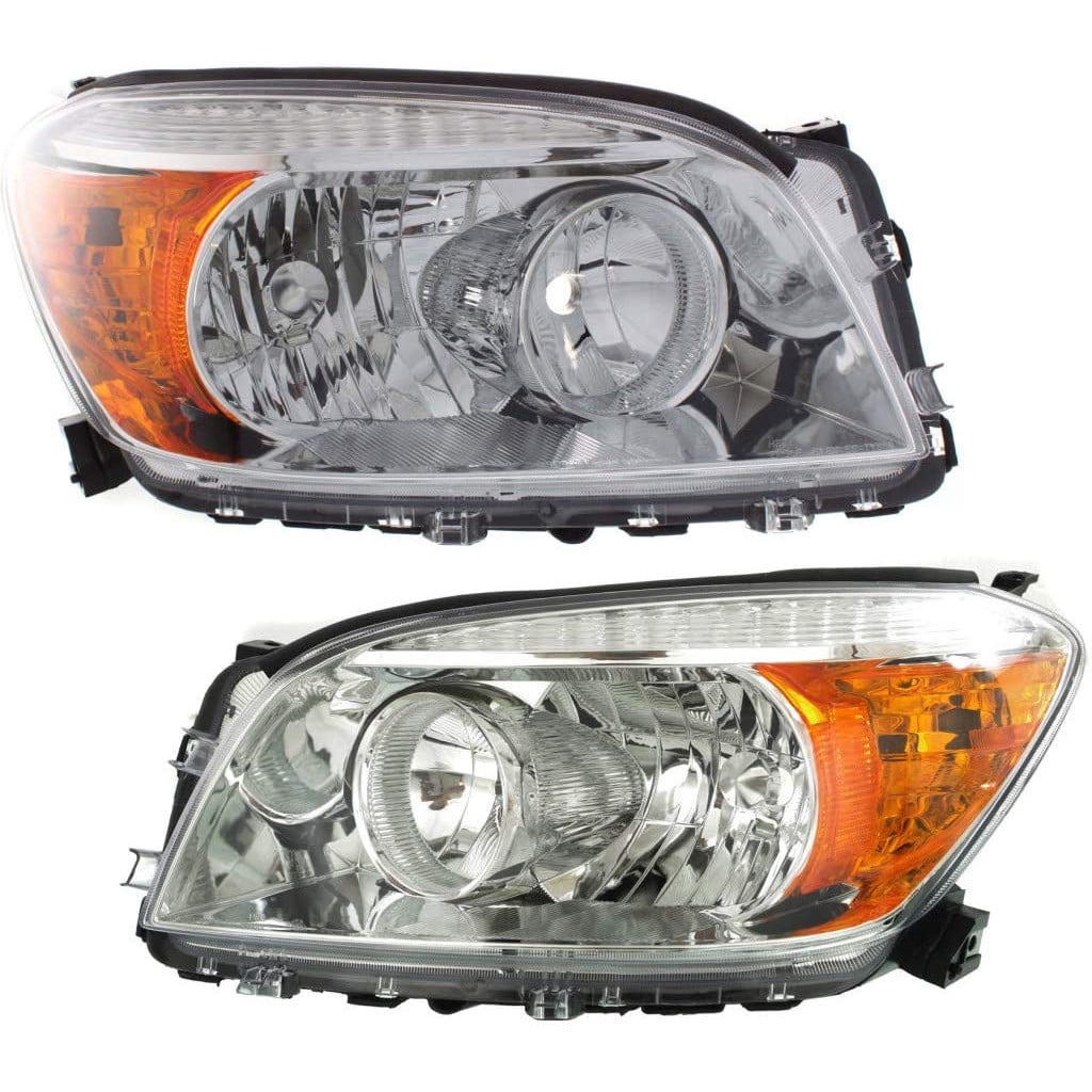 For 2006-2008 Toyota RAV4 Pair Headlights Driver and Passenger Side ...