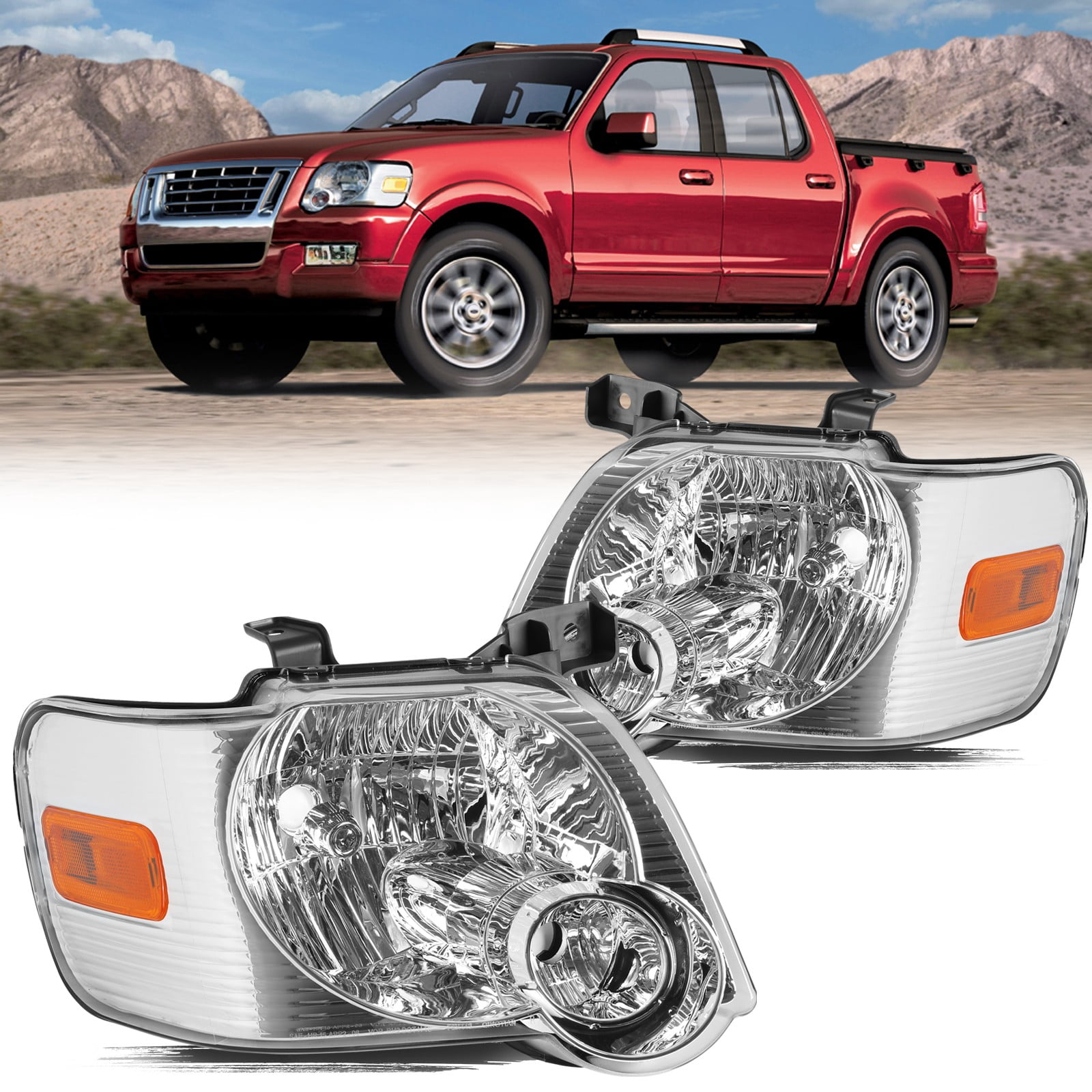 2006 Ford Explorer Headlights